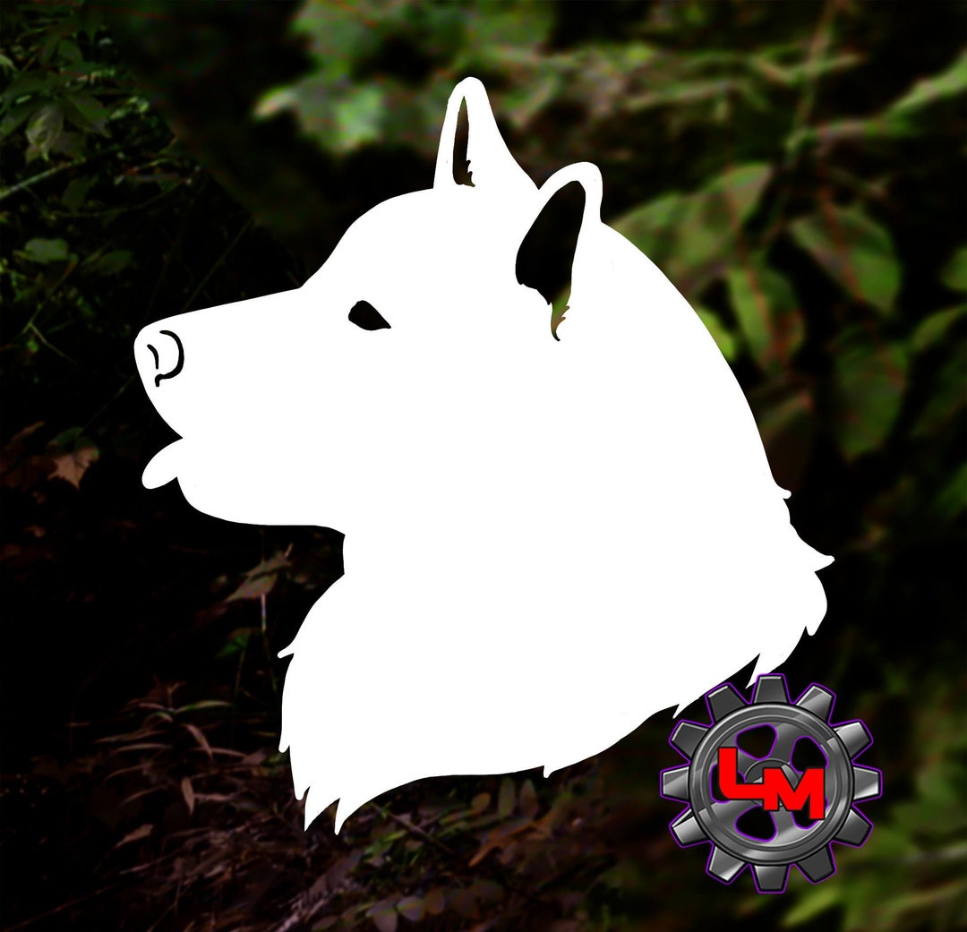 Siberian Husky Head Decal: Car, Laptop, Tumbler Vinyl Sticker - Etsy