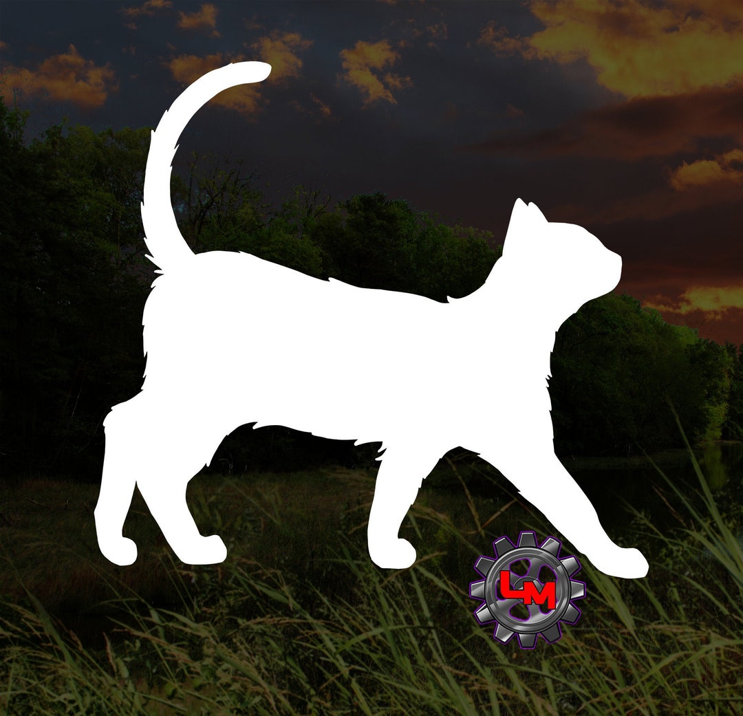 Cat Decal | Cat Sticker | Cat Vinyl Decal | Pet Decal | Kitten Decal ...
