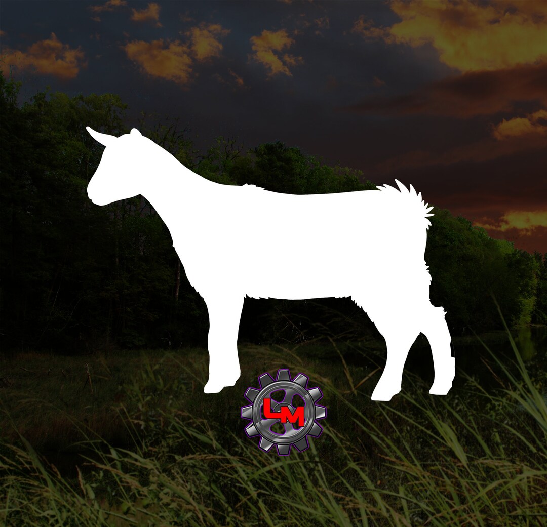 Nigerian Dwarf Goat Decal | Goat Lovers Decal | Goat Sticker | Dairy ...