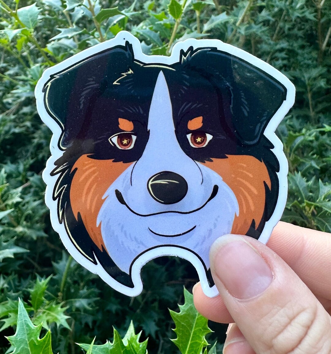 Australian Shepherd Sticker: Waterproof Aussie Dog Vinyl Decal - Etsy