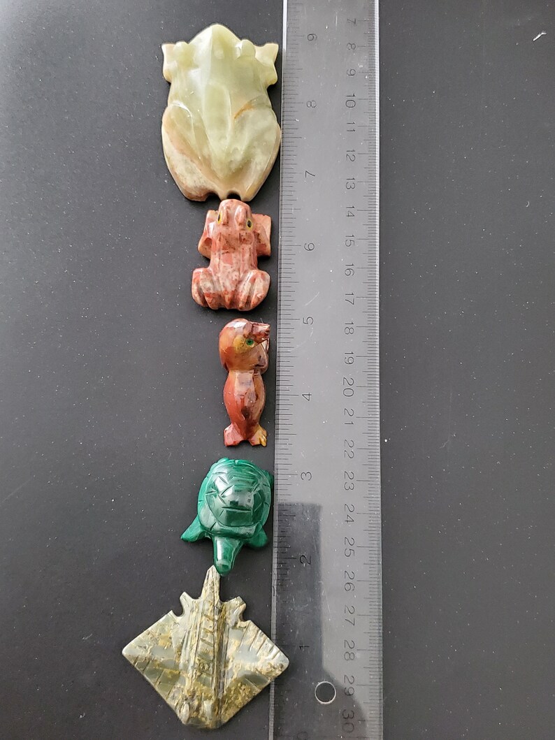Hand Carved Agate Spirit Animals - 10-20 Grams - Etsy