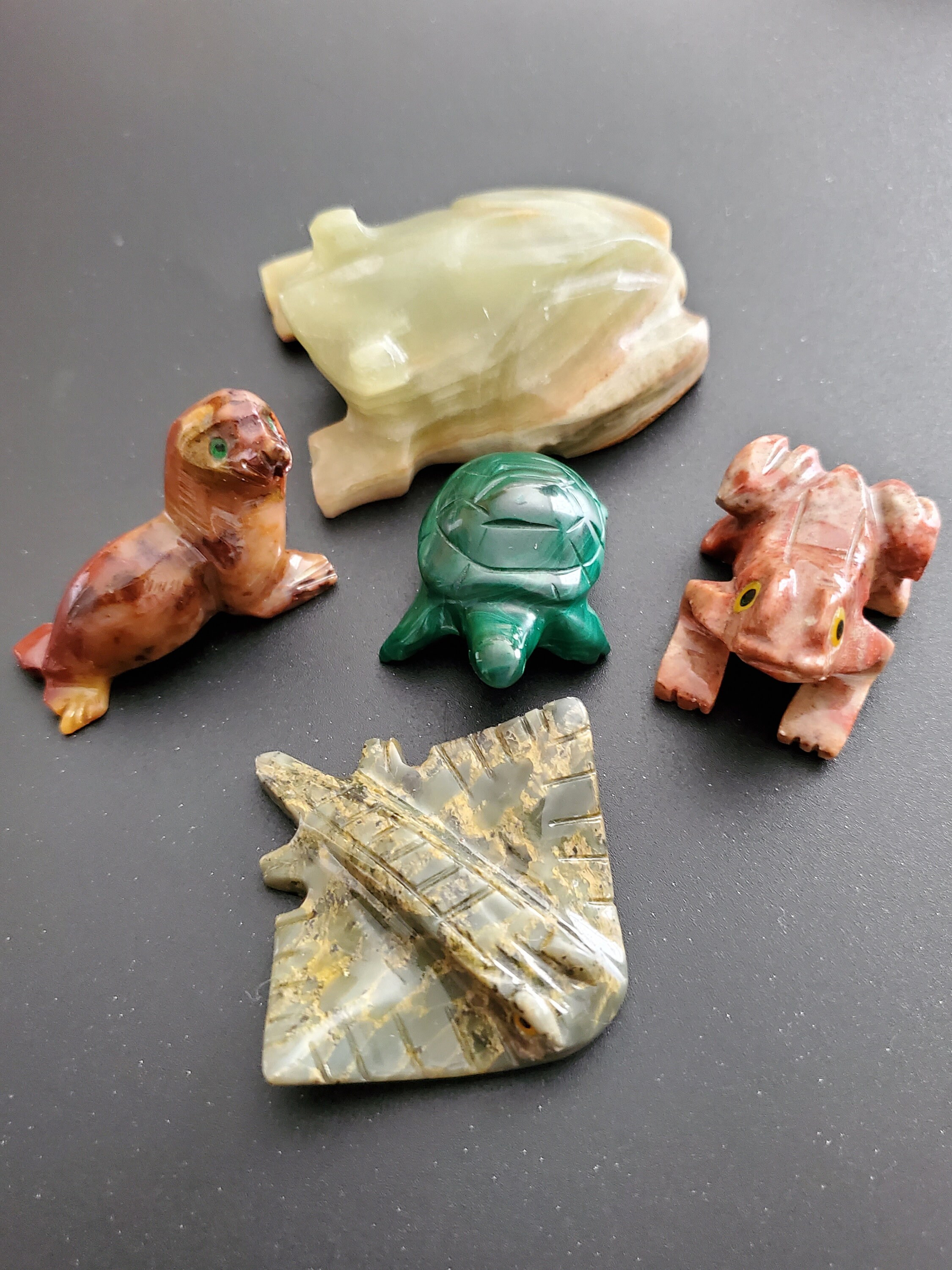 Hand Carved Agate Spirit Animals - 10-20 Grams - Etsy