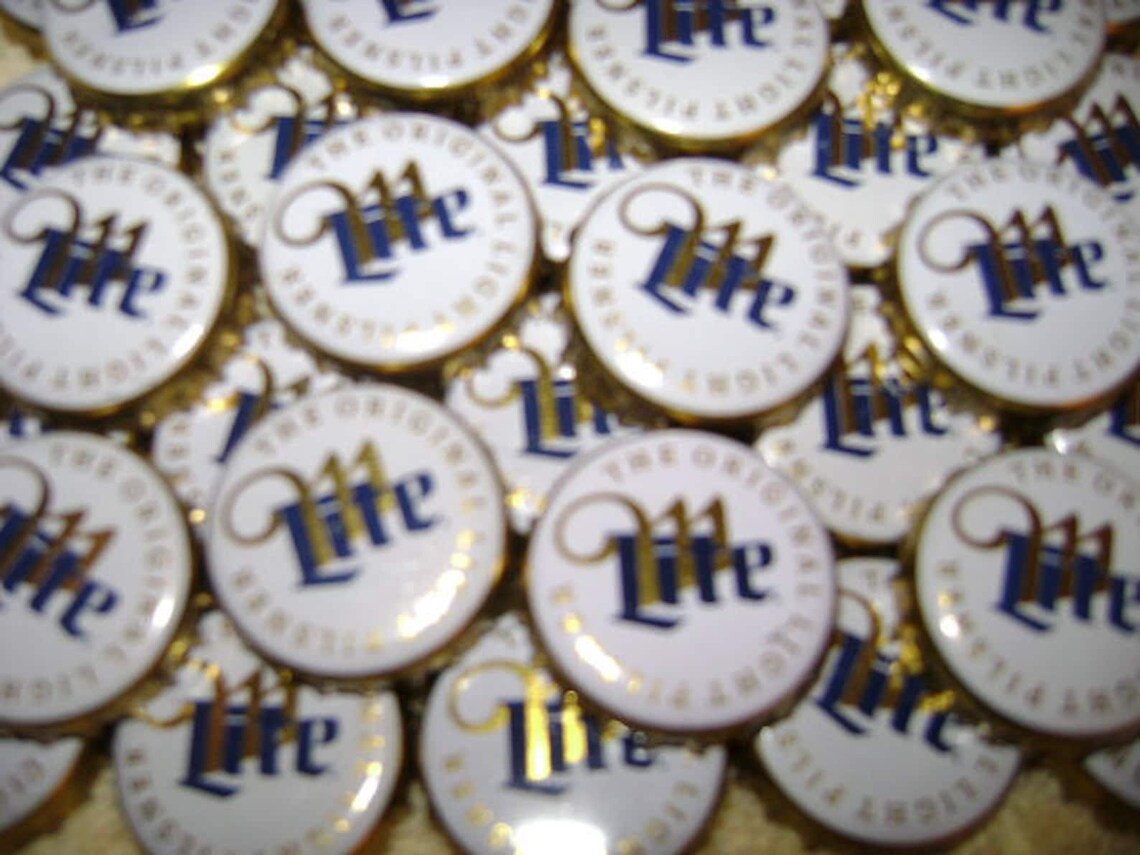 1000 Lot MILLER LITE Beer Bottle Caps Crowns~no Dents! Clean! - Etsy