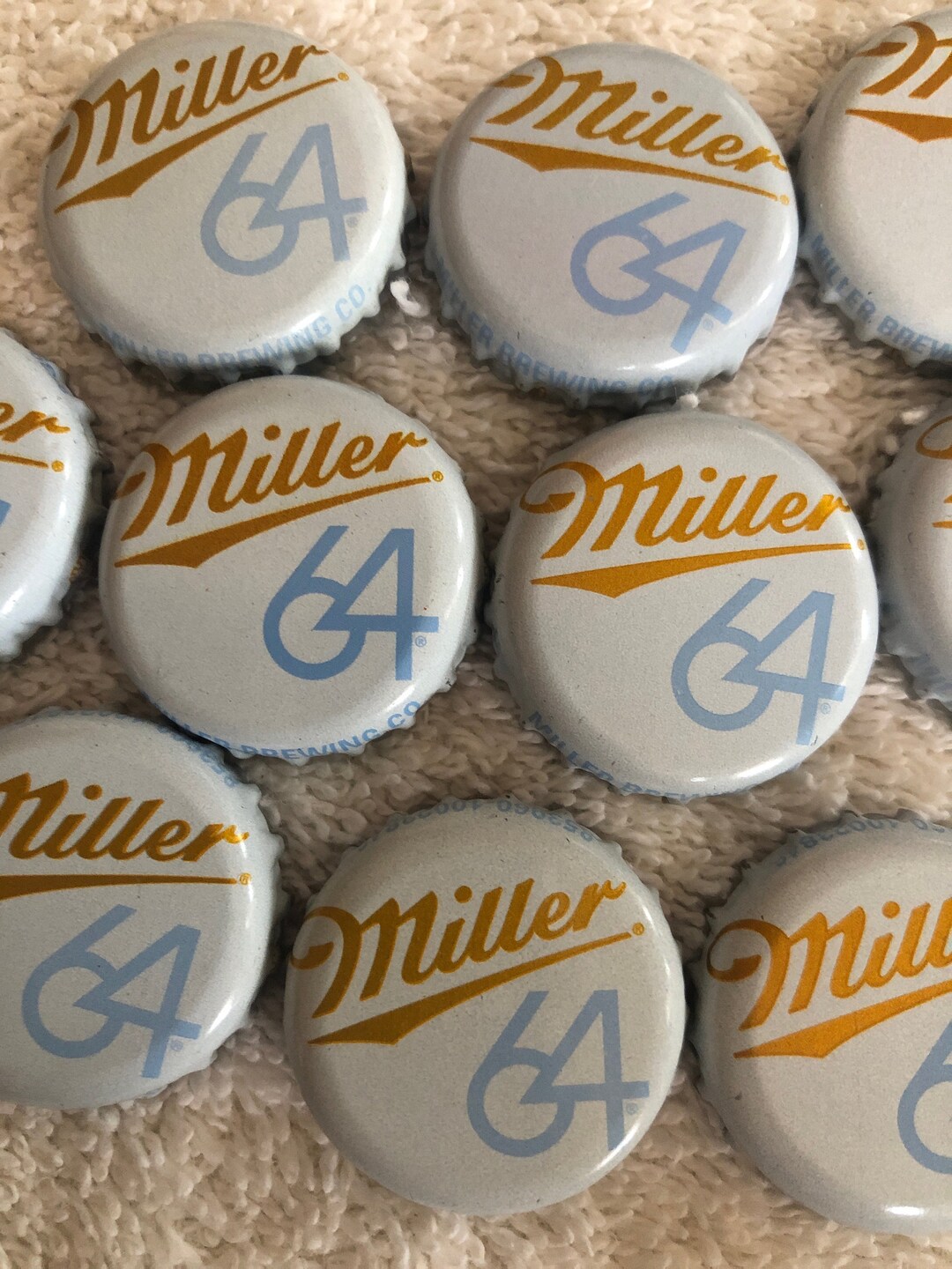 100 Lot MILLER 64 Beer Bottle Caps Crowns~no Dents! Clean! - Etsy