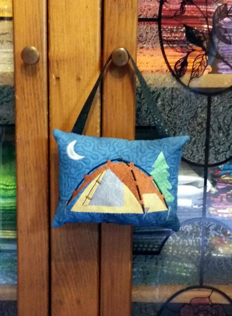 ITH Tent Camping Mug Rug Tent Mug Rug in the Hoop Camping - Etsy