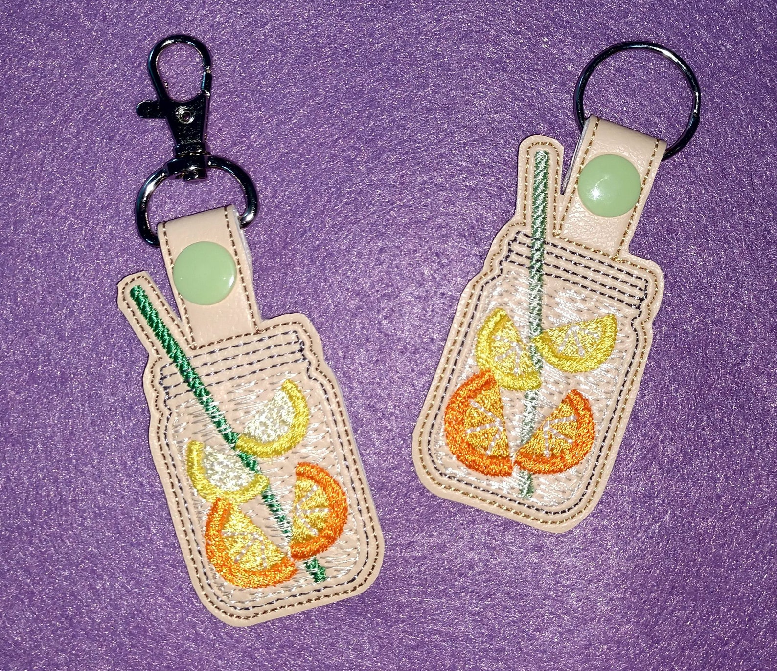 ITH Mason Jar Drink Key Fob Vinyl Key Fob Mason Jar Bag - Etsy