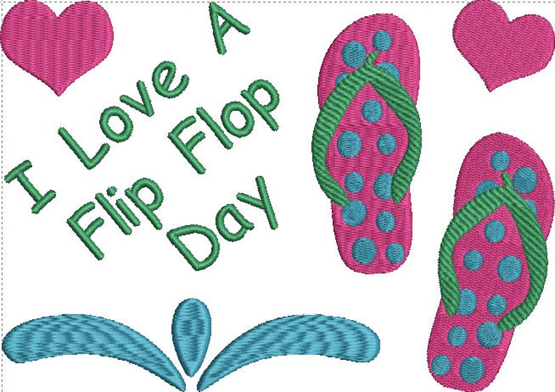 ITH Flip Flop Mug Rug Beach Mug Rug in the Hoop Mug Rug - Etsy