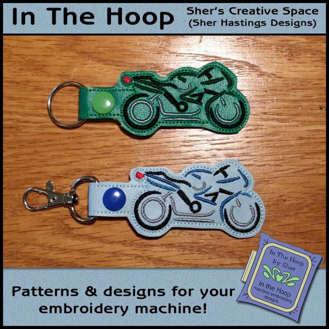 ITH Racing Motorcycle Key Fob, Bike Key Fob, Motorcycle Bag Tag ...