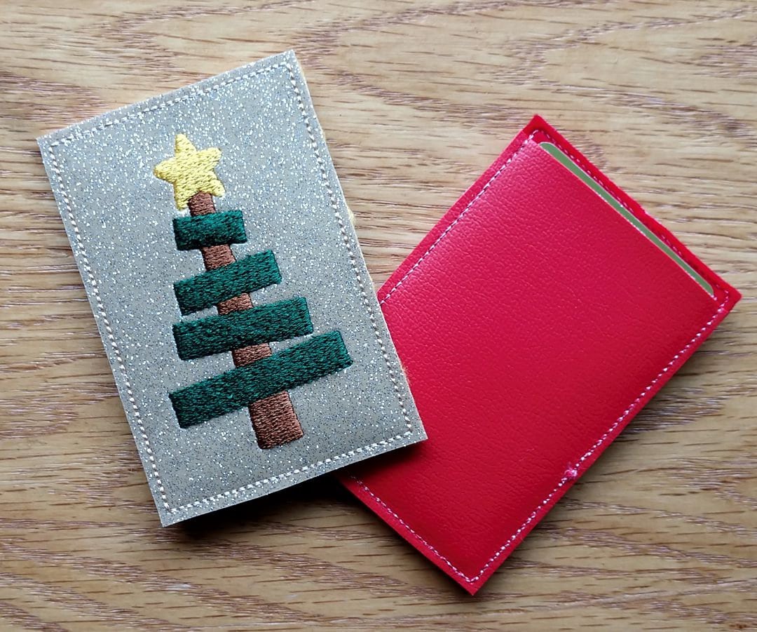 ITH Stick Christmas Tree Gift Card Holder - Christmas Gift Card Holder ...
