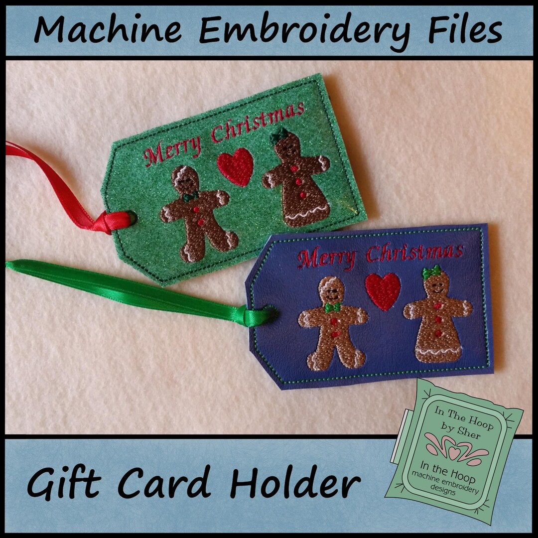 ITH Gingerbread Friends Gift Card Holder - Christmas Gift Card Holder ...
