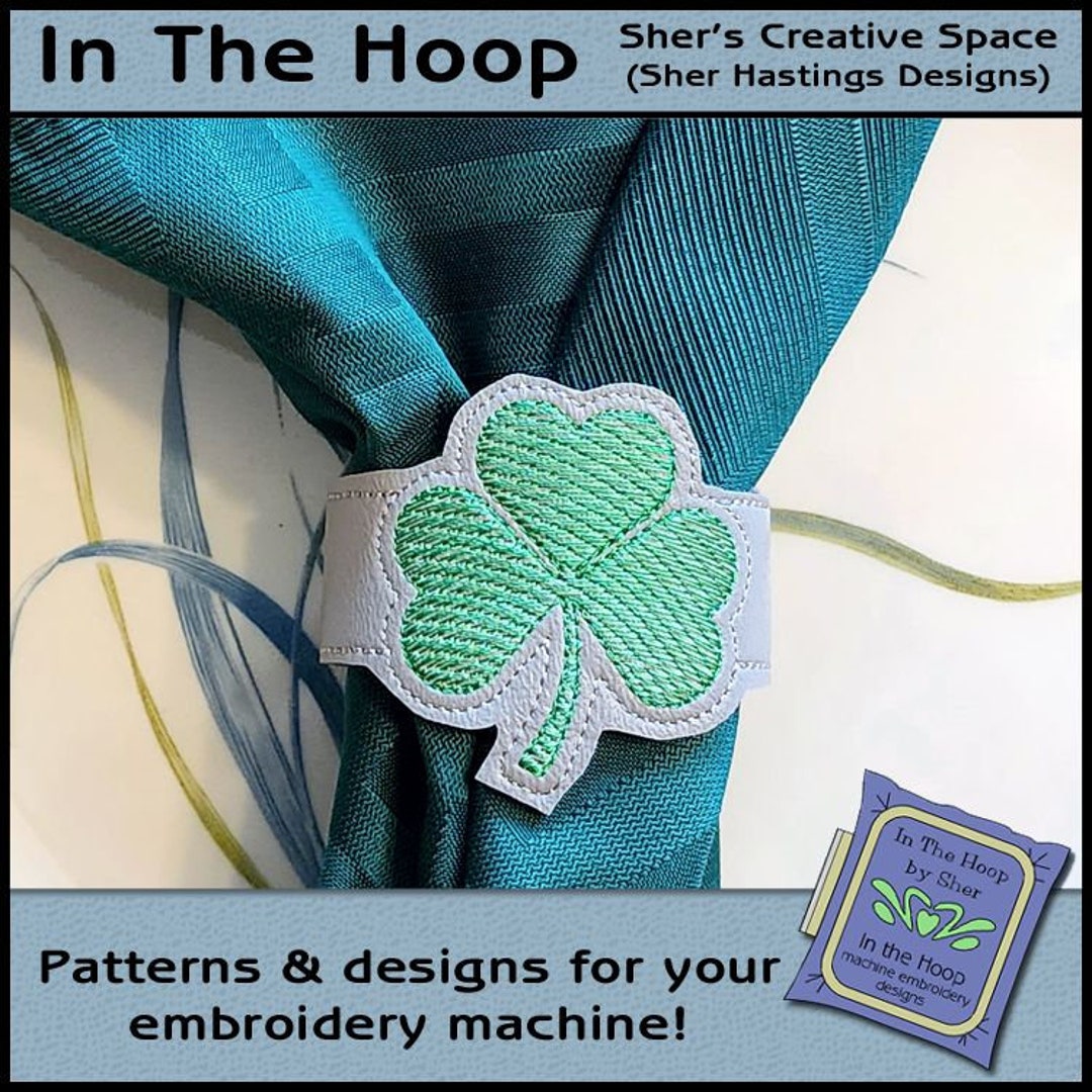 ITH Shamrock Napkin Ring - St. Patrick's Day Napkin Ring - Napkin Ring ...
