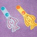 ITH Swirly Fish Key Fob - Fish Bag Tag - Vinyl Key Fob With Fish Snap ...