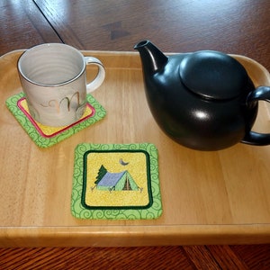 ITH Camping Coasters, in the Hoop Coasters, Camper Coasters, Tent ...