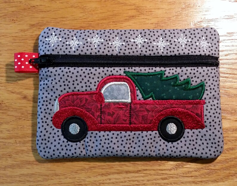 ITH Perfect Christmas Tree Zipper Bag in the Hoop Zipper Bag - Etsy