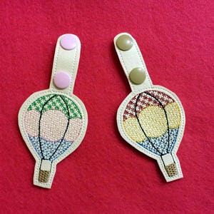 ITH Hot Air Balloon Key Fob, Balloon Key Fob, Balloon Bag Tag, Hot Air ...