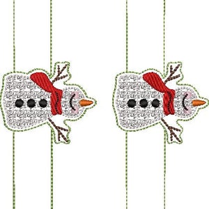 ITH Happy Snowman Napkin Rings, Christmas Napkin Rings, Snowman ...