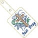 ITH Just Pray Key Fob, Cross Key Fob, Religious Bag Tag, Christian Key ...