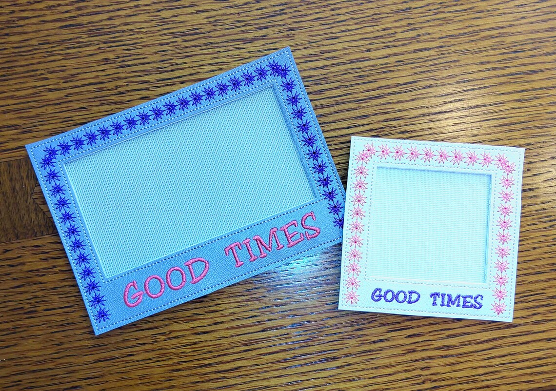 ITH Good Times Picture Frames in the Hoop Picture Frame - Etsy