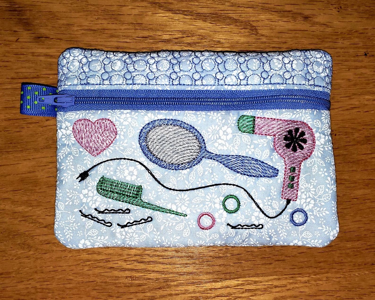 ITH Hair Stylist Zipper Bag, in the Hoop Zipper Bag, Beautician Zipper ...