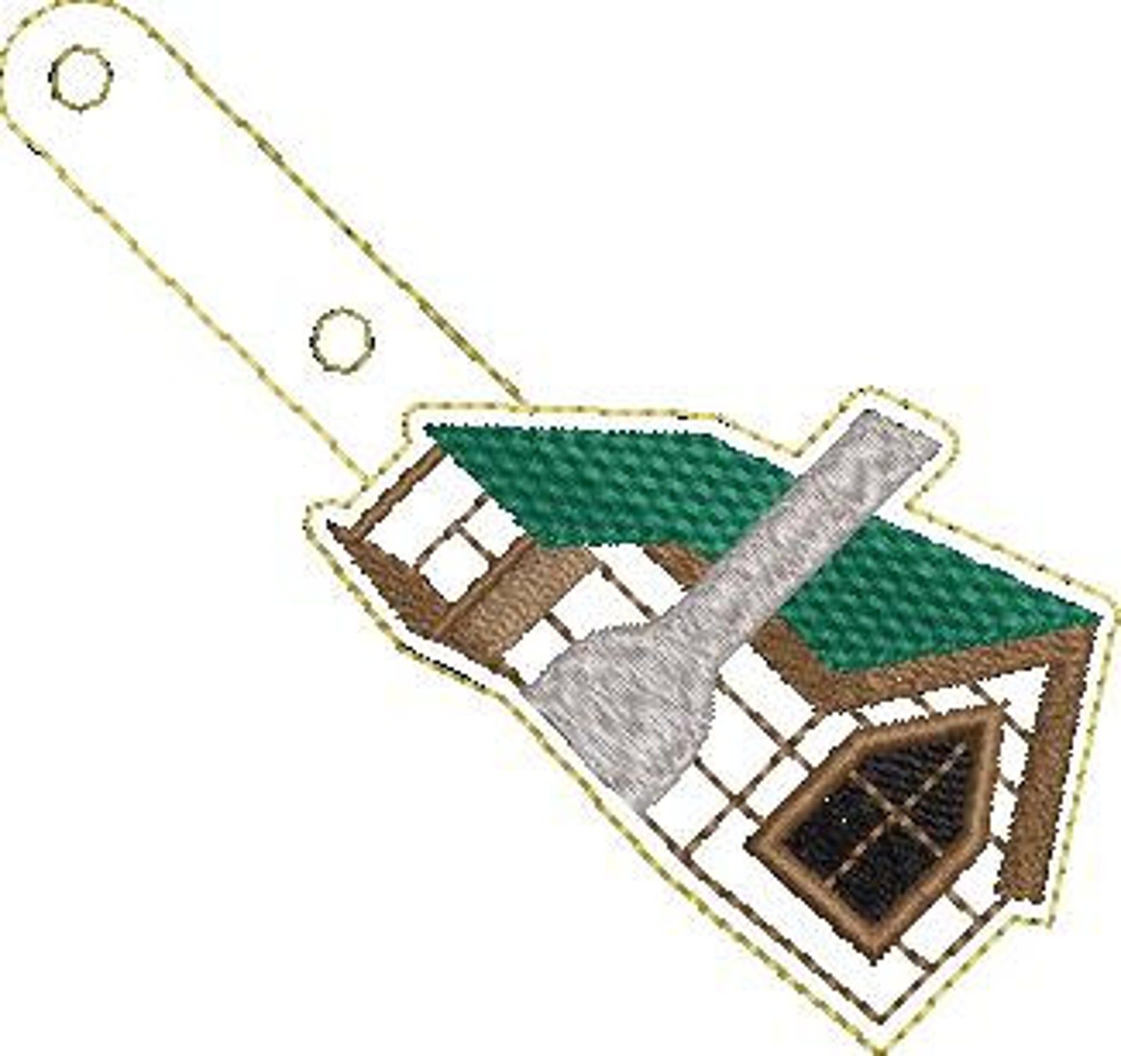 ITH Cabin Life Key Fob Cabin Bag Tag Vinyl Key Fob With - Etsy