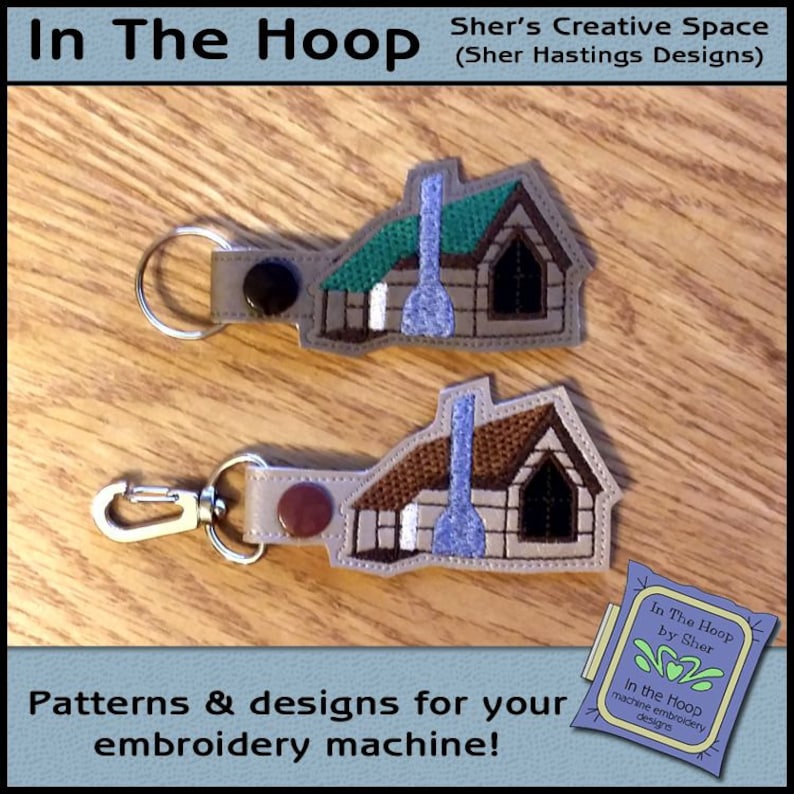 ITH Cabin Life Key Fob Cabin Bag Tag Vinyl Key Fob With - Etsy