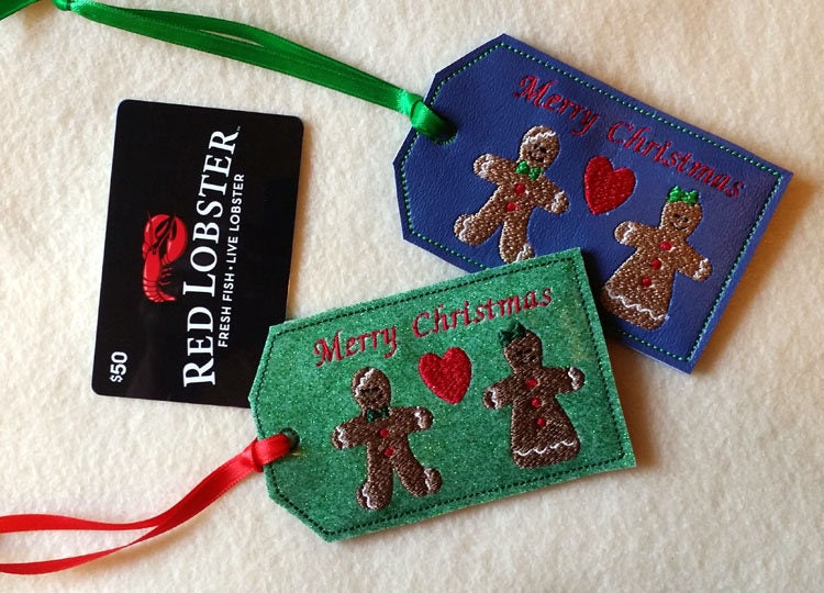 ITH Gingerbread Friends Gift Card Holder Christmas Gift Card | Etsy