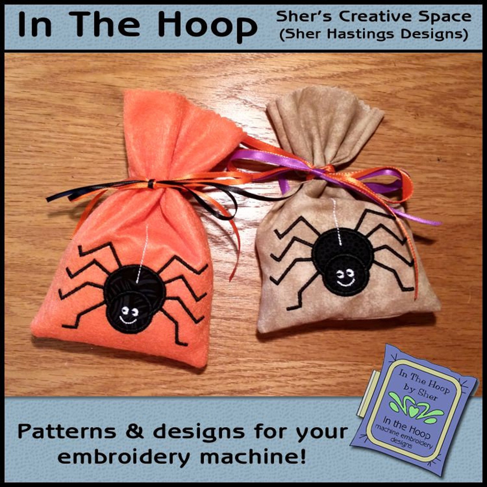 ITH Spider Treat Bag Halloween Gift Bag Halloween Treat | Etsy