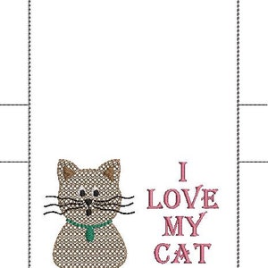ITH Love My Cat Credit Card Holder, Cat Wallet, Cat Credit Card Case ...