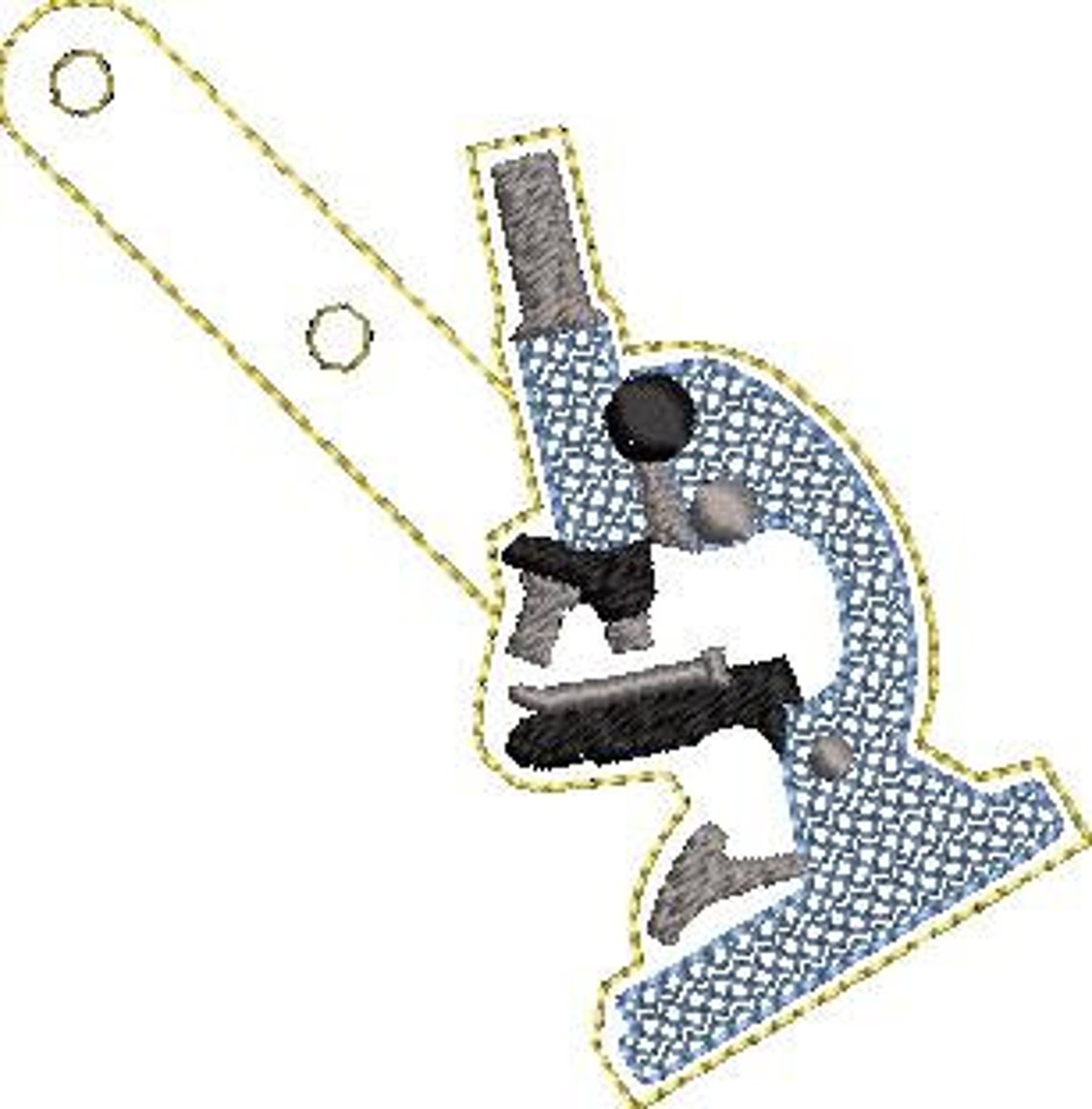 ITH Microscope Key Fob, Microscope Bag Tag, Microscope Snap Tab ...