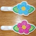 ITH Simple Flower Key Fob - Flower Bag Tag - Vinyl Key Fob With Snap ...