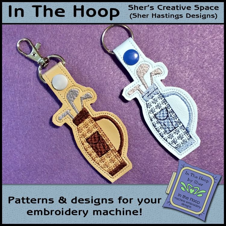 ITH Golf Clubs Key Fob Golf Key Fob Golf Bag Tag Golf - Etsy