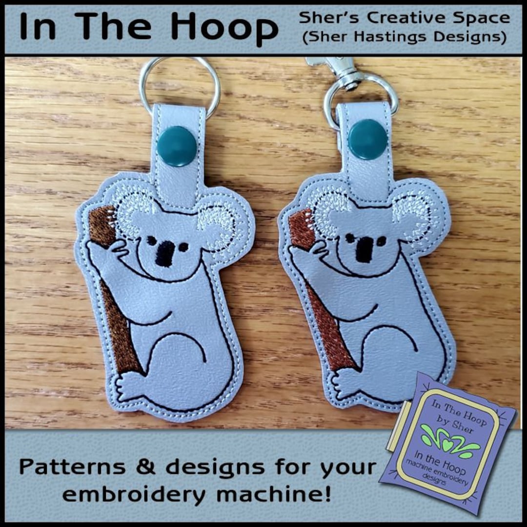 ITH Koala Key Fob - Animal Key Fob - Koala Bear Bag Tag - Koala Bear ...