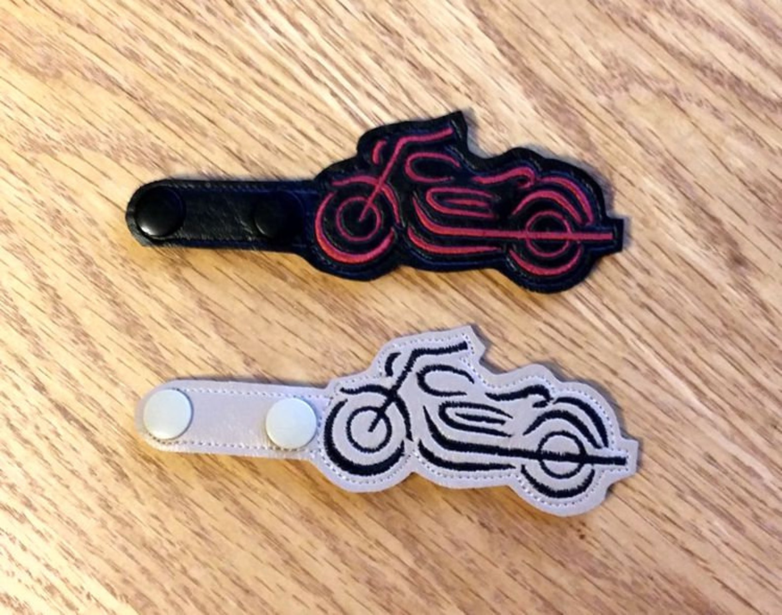 ITH Motorcycle Key Fob, Motorcycle Bag Tag, Motorcycle Snap Tab ...