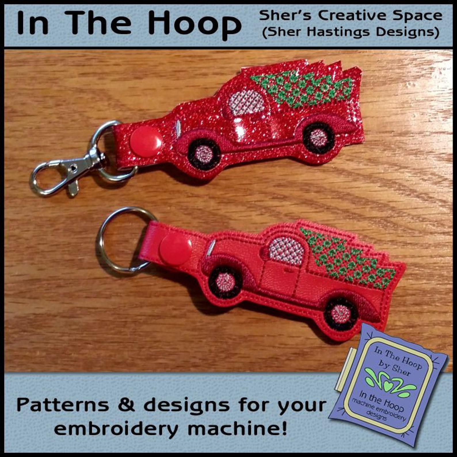 ITH Perfect Christmas Tree Key Fob, Christmas Bag Tag, Christmas Snap ...