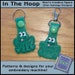 ITH Hot Air Balloon Key Fob, Balloon Key Fob, Balloon Bag Tag, Hot Air ...