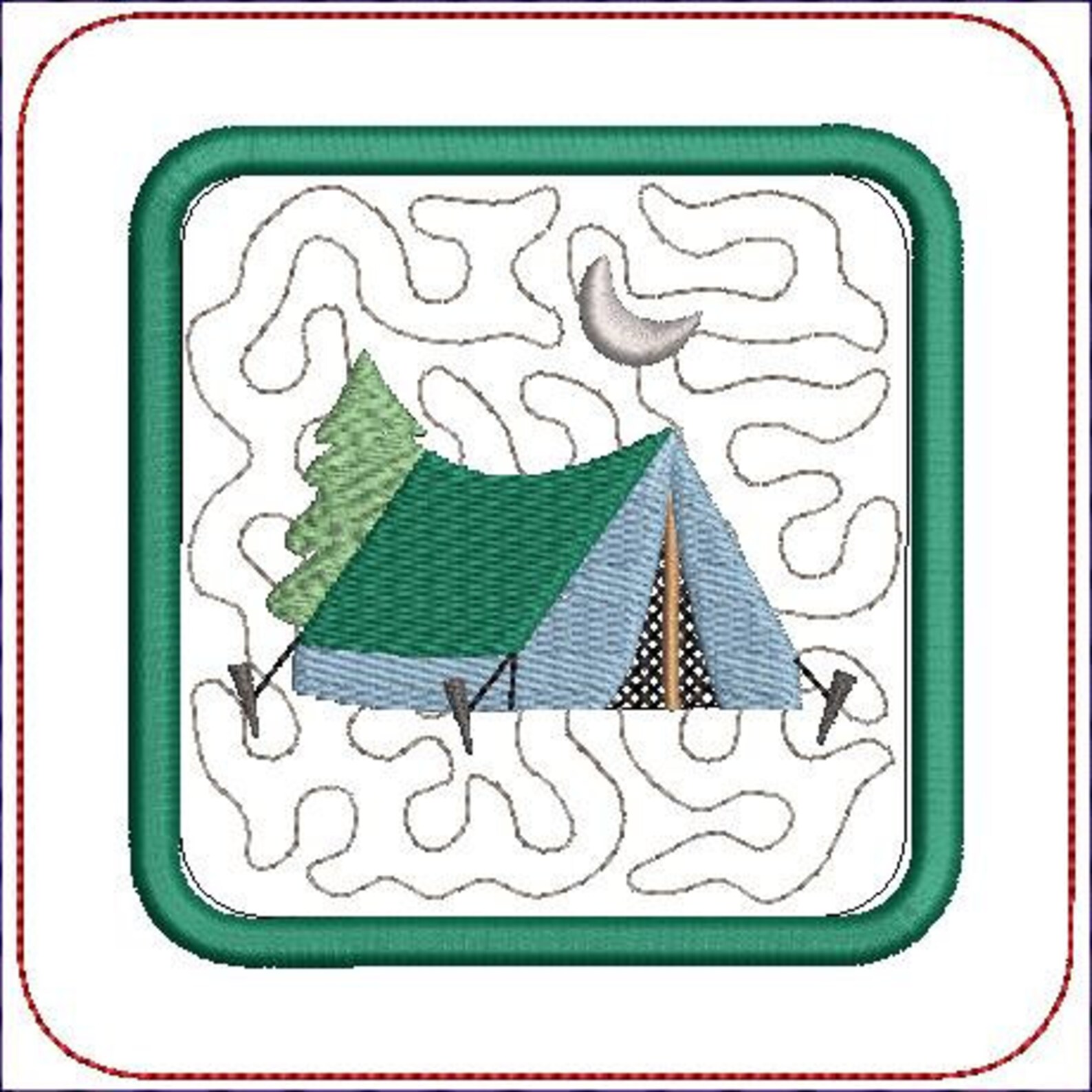 ITH Camping Coasters, in the Hoop Coasters, Camper Coasters, Tent ...