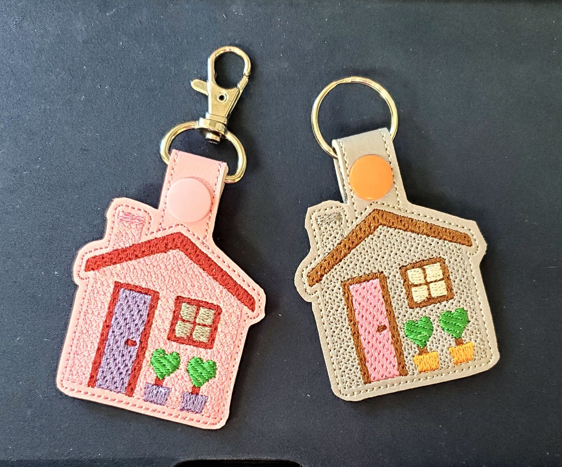 ITH House Key Fob Home Key Fob House Bag Tag Vinyl Key - Etsy