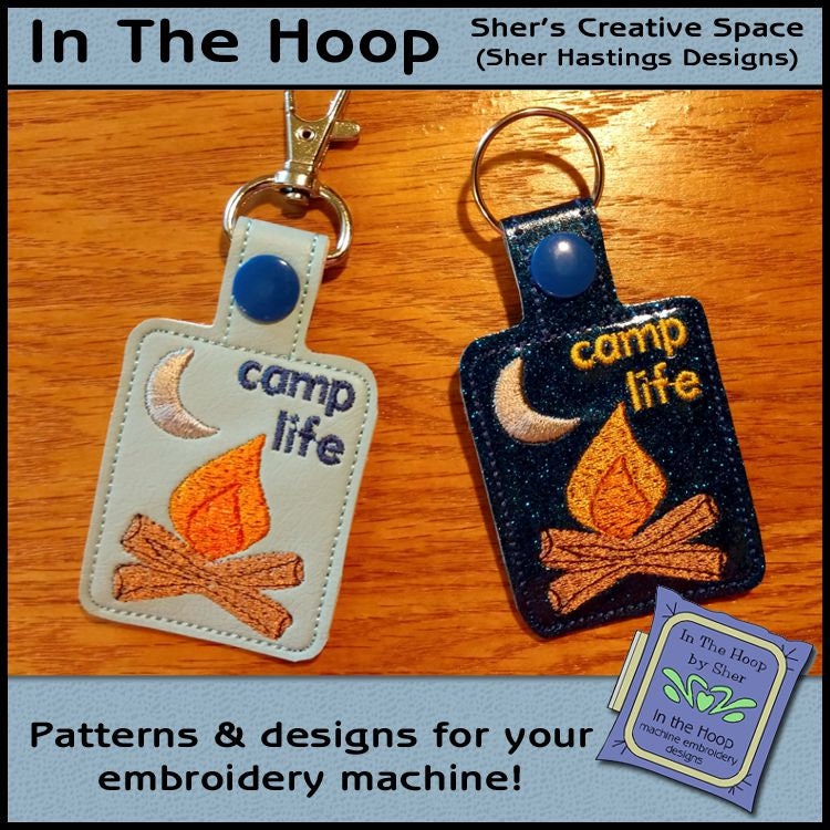 ITH Camp Life Key Fob Camping Key Fob Camping Bag Tag - Etsy