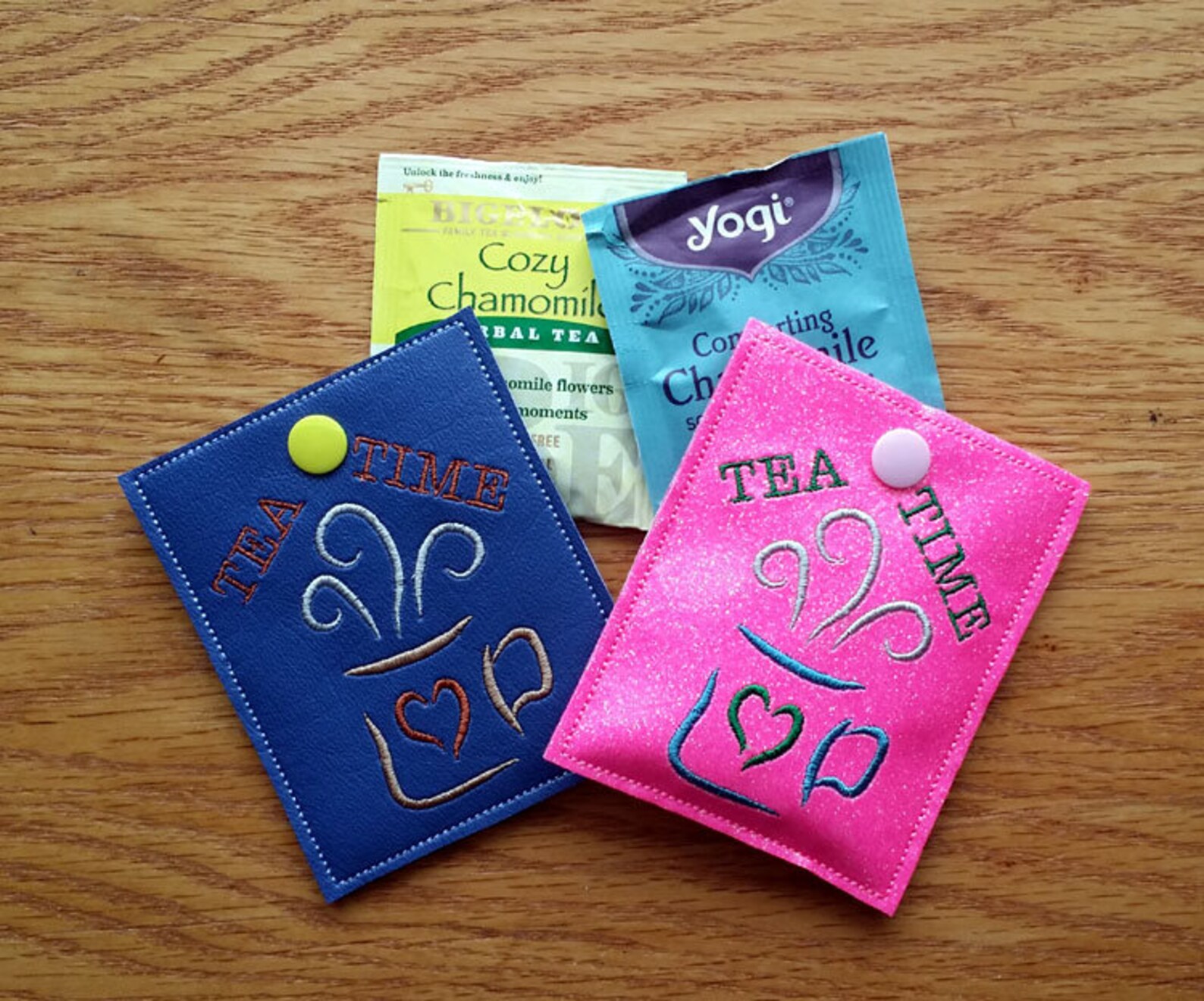 ITH Artful Tea Small Tea Bag Holder Small Tea Bag Wallet 4 - Etsy