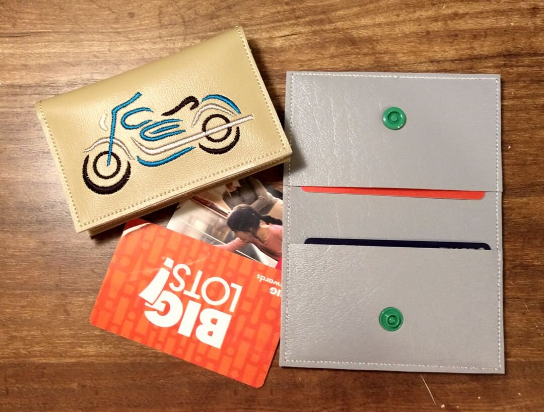 ITH Motorcycle Credit Card Holder Motorcycle Wallet - Etsy