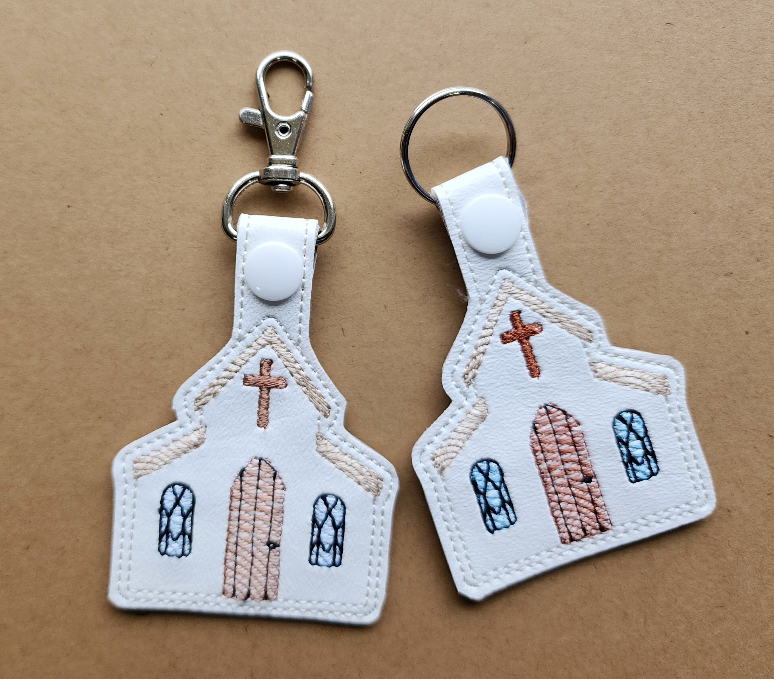 ITH Church Key Fob, Church Keychain, Religious Bag Tag, Christian Key ...