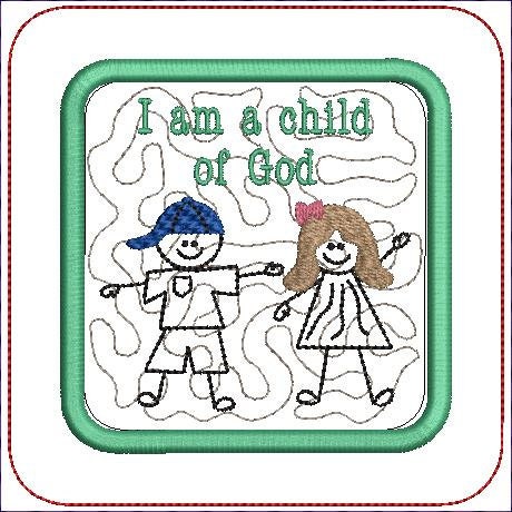 ITH Child of God Coasters, in the Hoop Coasters, Cross Coasters ...