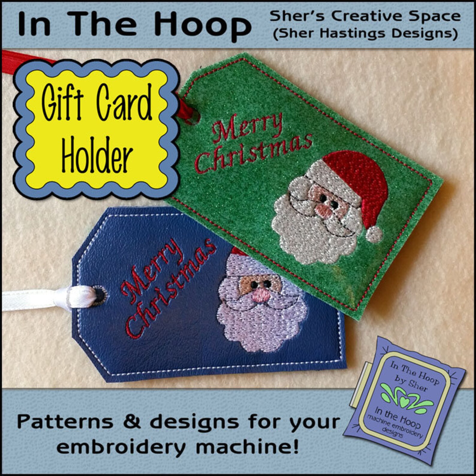 ITH Santa Gift Card Holder Christmas Gift Card Holder 4 X | Etsy