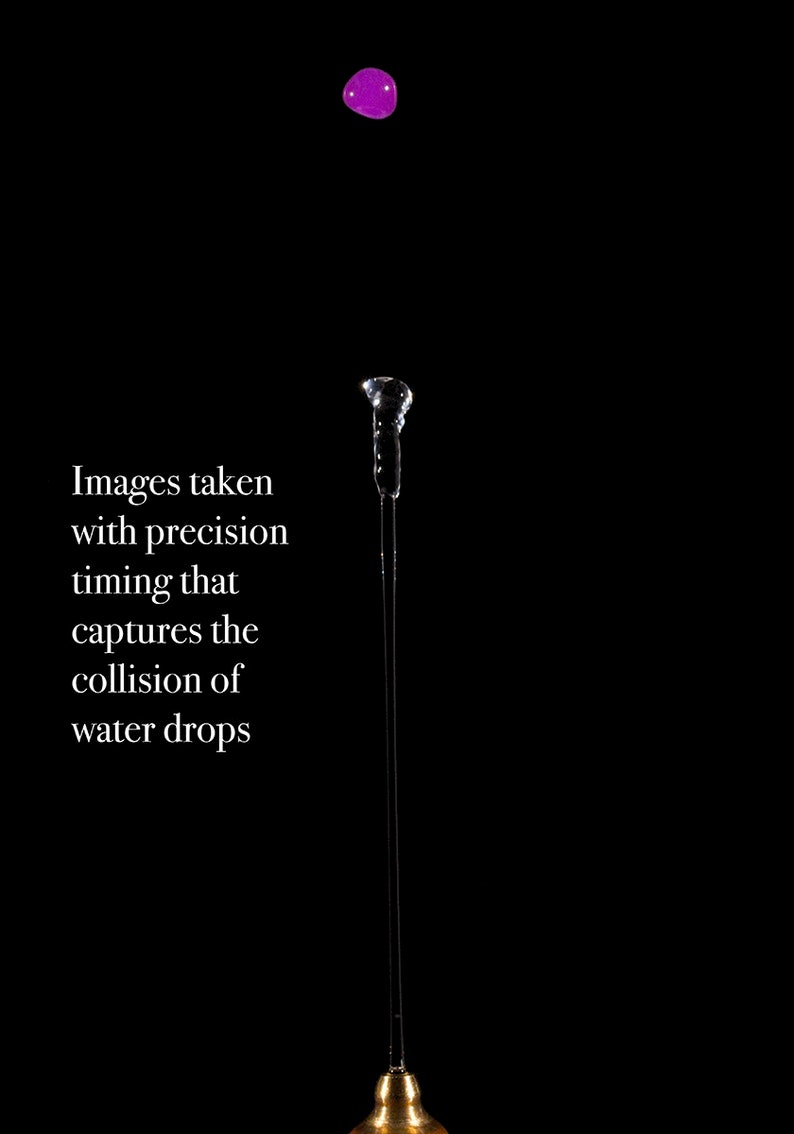 Multi-color Water Drop Splash Photography-digital Download - Etsy