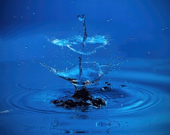 Multi-color Water Drop Splash Photography-digital Download - Etsy