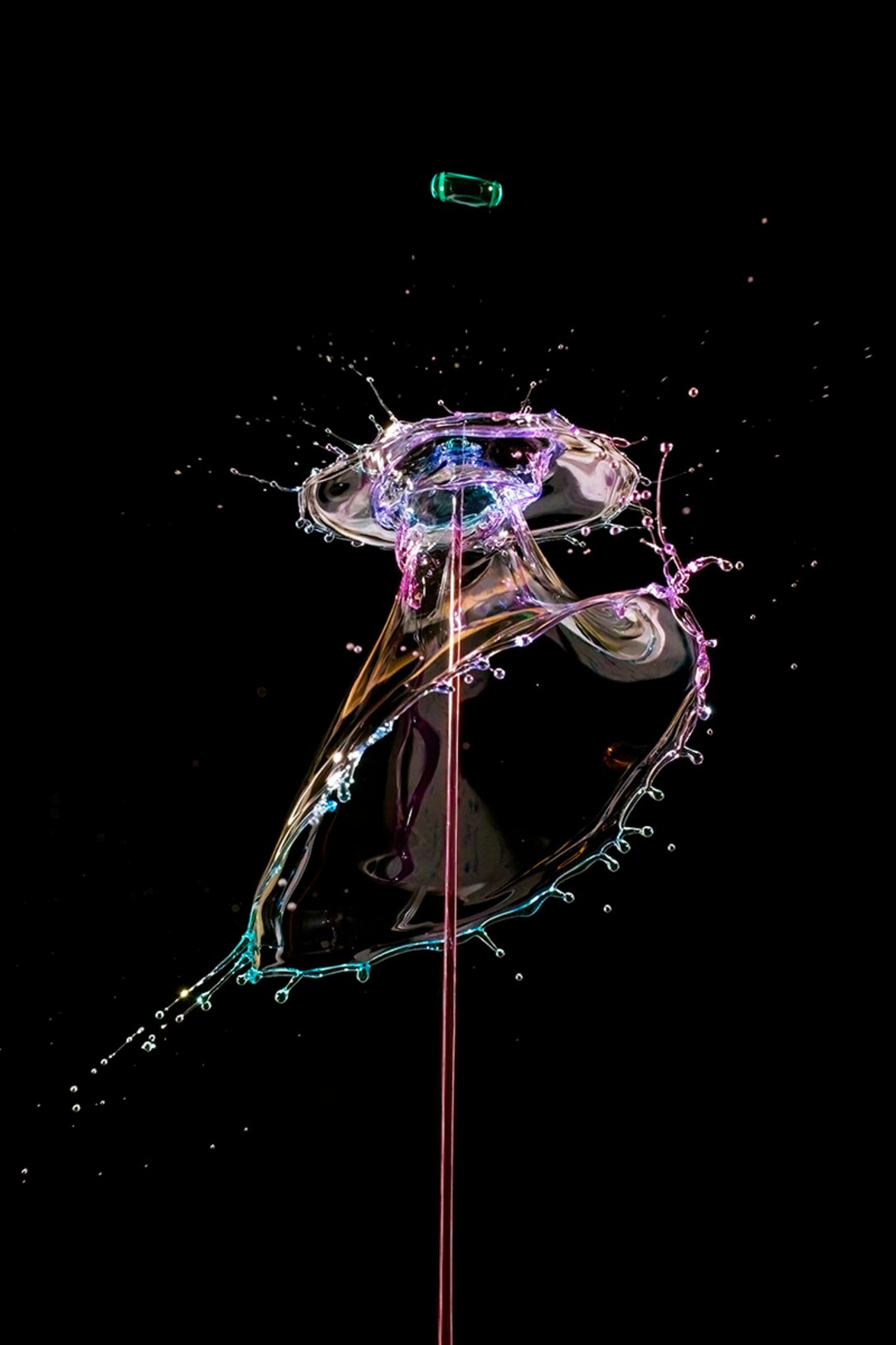 Multi-color Water Drop Splash Photography-digital Download - Etsy