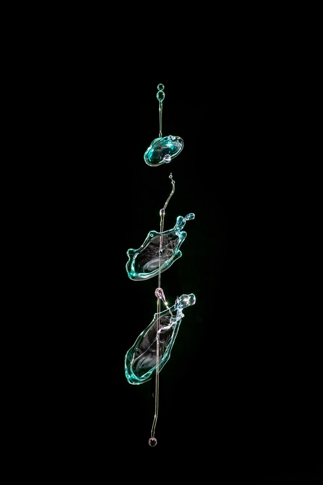 Teal Water Drop Splash Photography-digital Download - Etsy