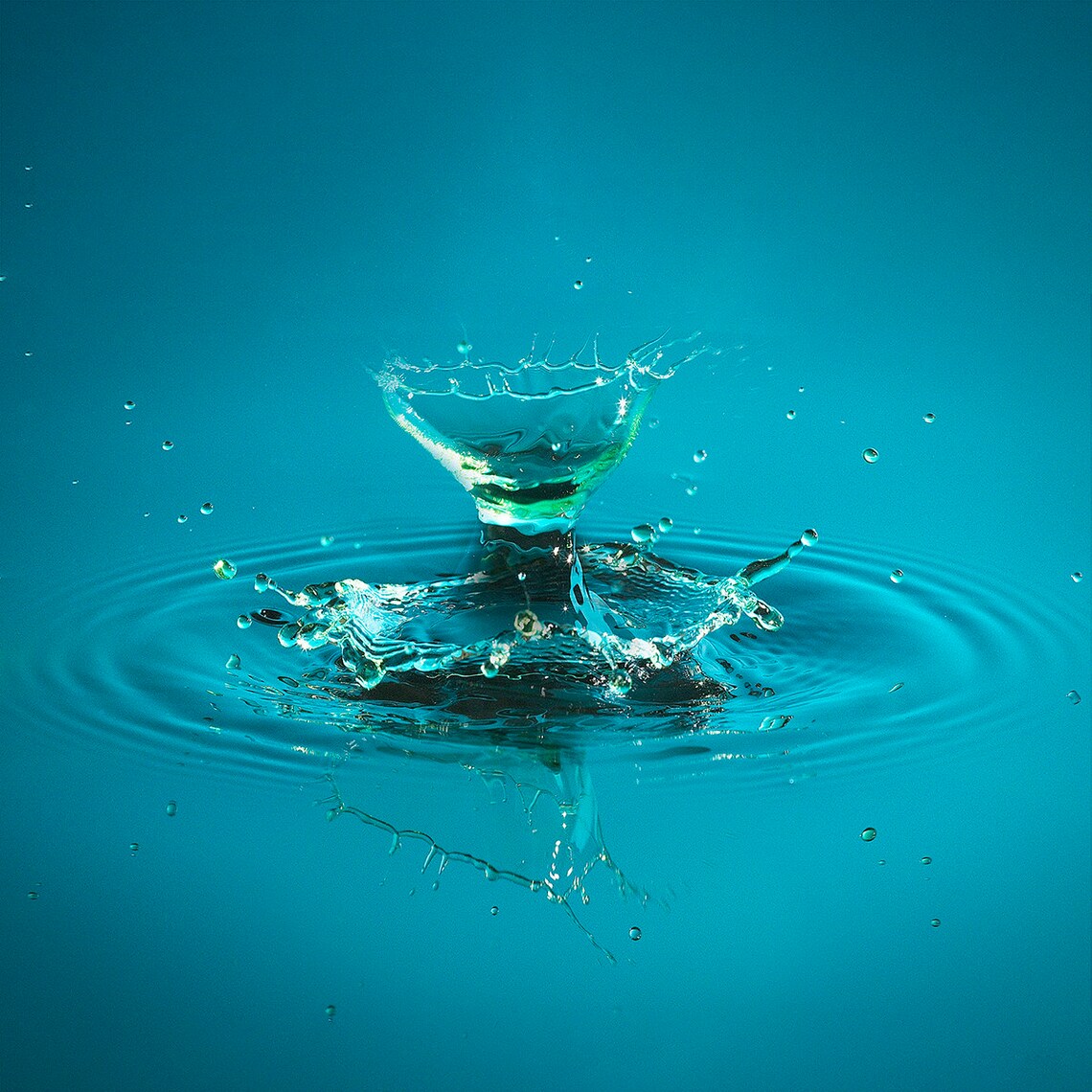 Blue Water Drop Splash Photography-digital Download - Etsy