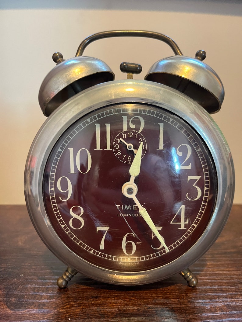 FOUND JT: Vintage 1960's Timex Alarm Clock - Etsy