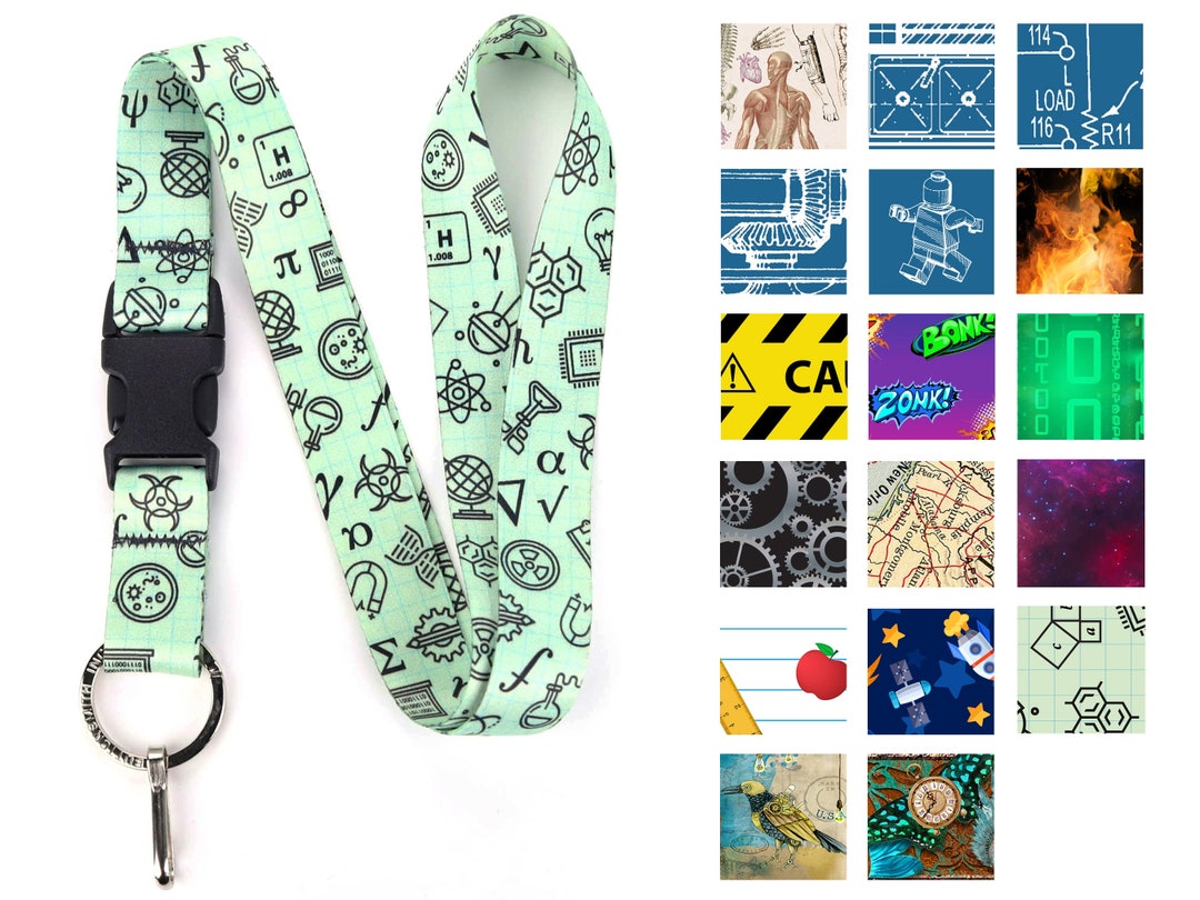 Geek Premium and Breakaway Lanyards Made in USA - Etsy